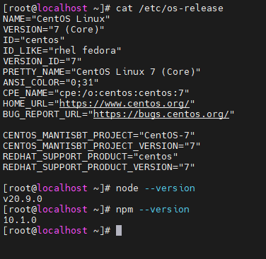 【node】centos7安装nodejs20 - rocyuan